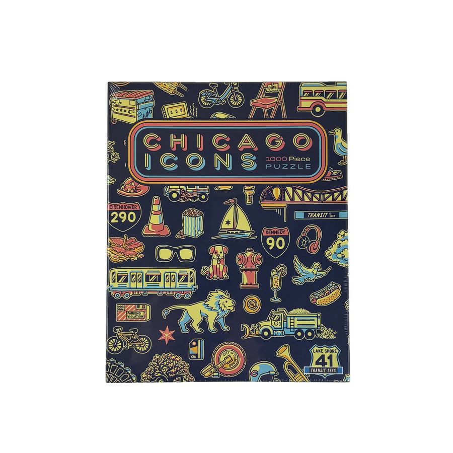 Chicago Icons Puzzle – The Denim Lounge